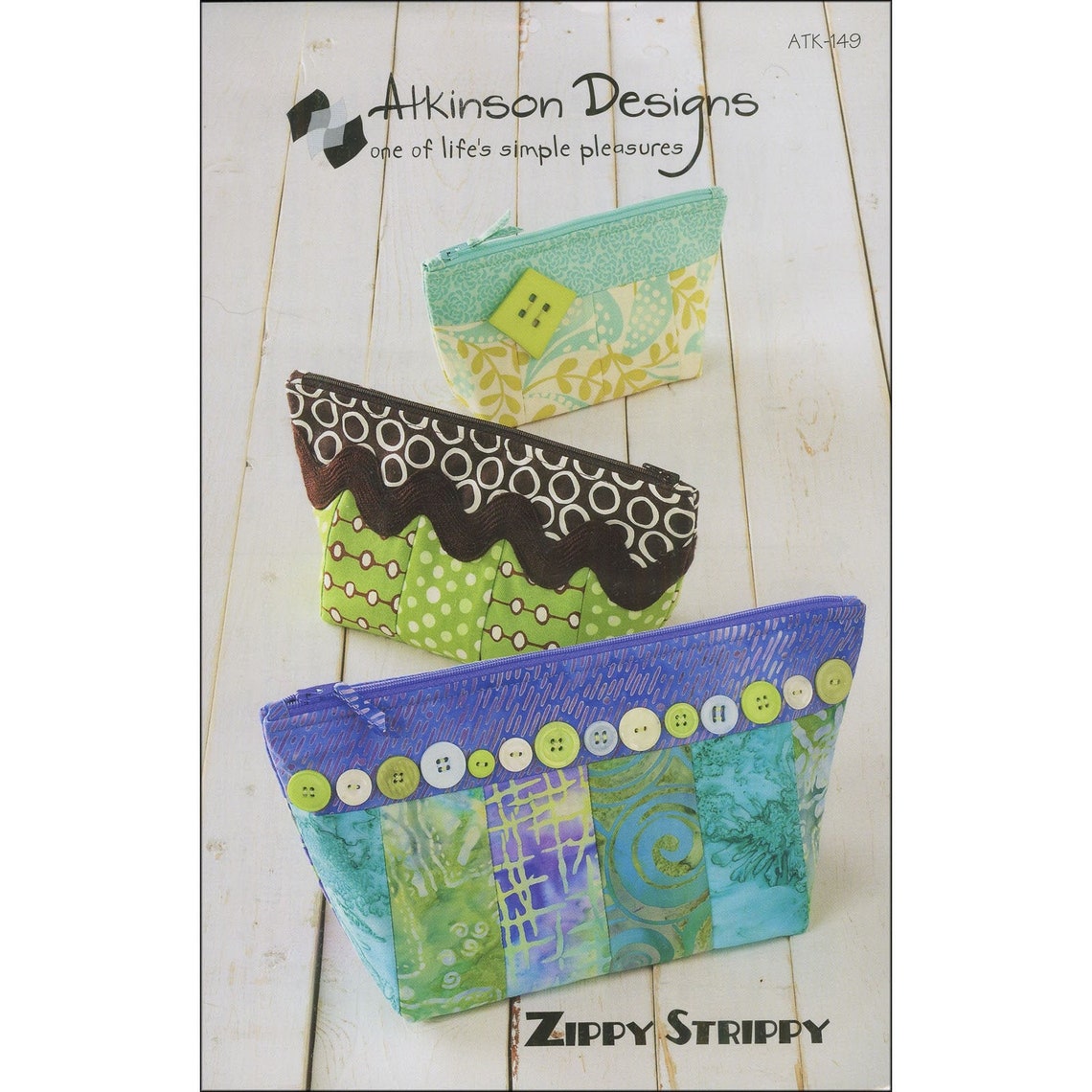 Zippy Strippy Pattern by Atkinson Designs ATK-149 - Etsy