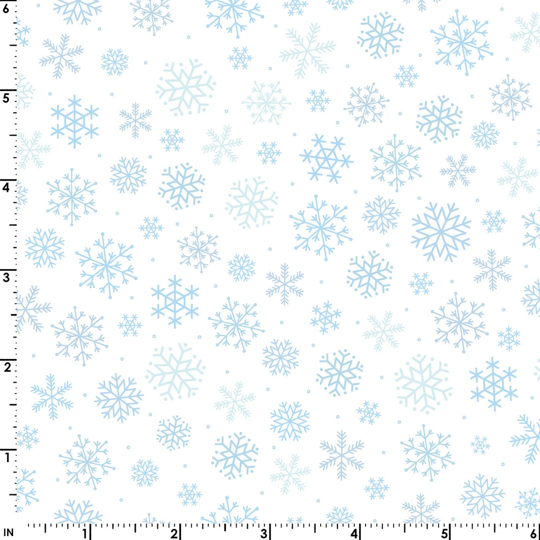 Snowflakes-blue - Celebration Collection by Maywood Studio for ...
