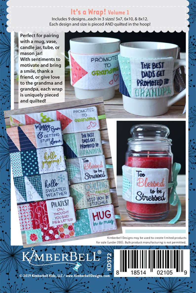 It's a Wrap Volume 1 Machine Embroidery CD by | Etsy