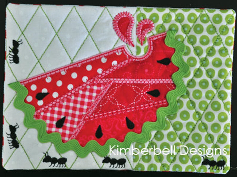 Mug Rugs Vol 1 for Machine Embroidery by Kimberbell Design - Etsy UK