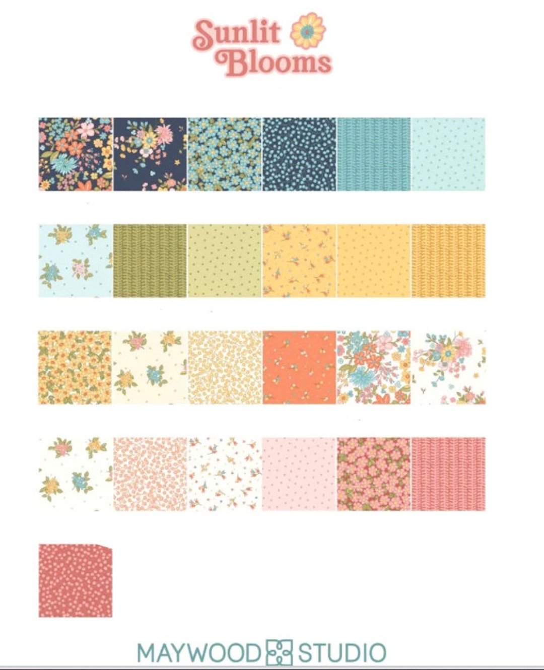 Sew Charmed Table Runner Fabric Kit With Free Villa Rosa Design Pattern ...