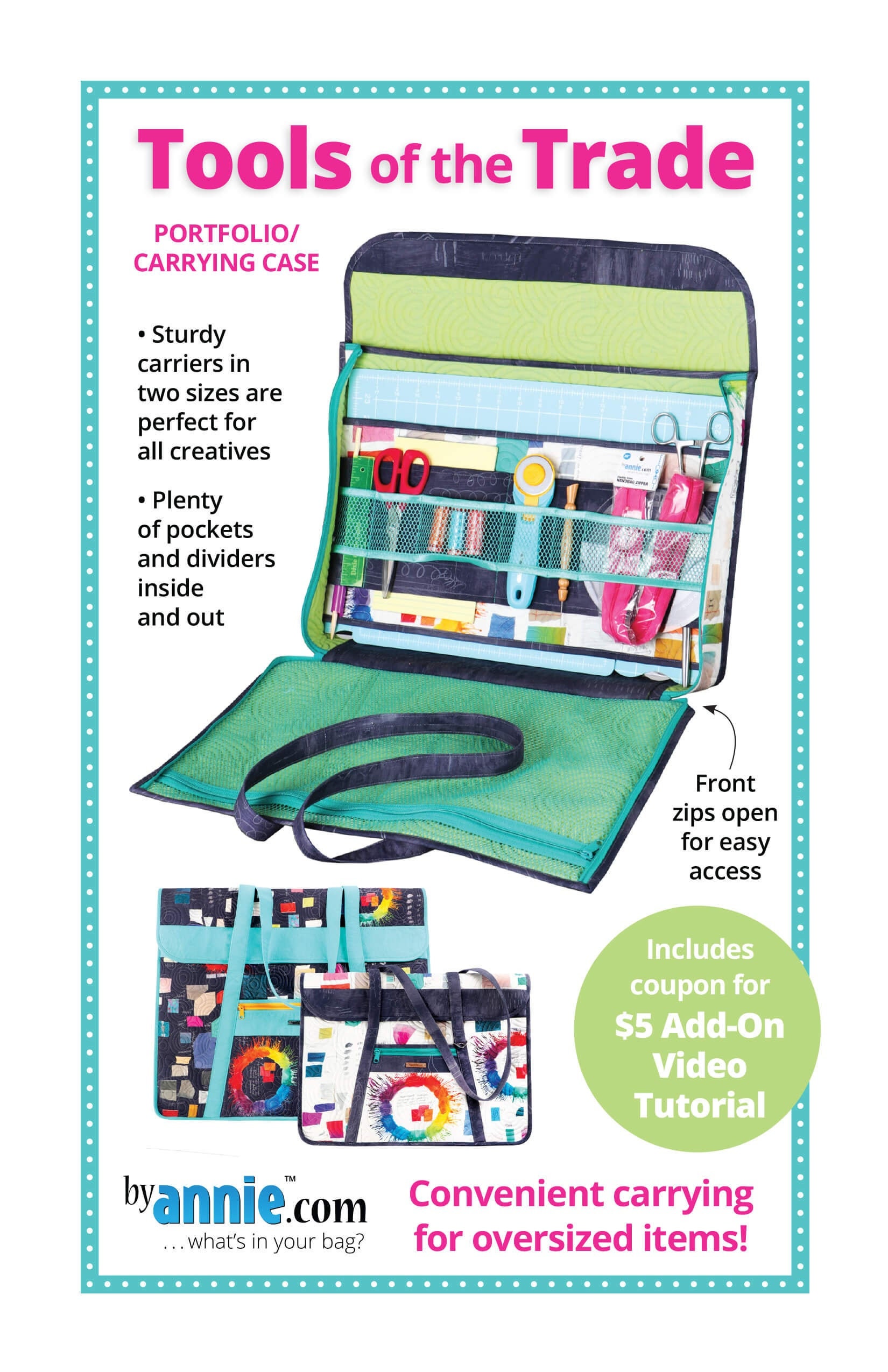 Tools of the Trade Portfolio/carrying Case Pattern by Patterns - Etsy