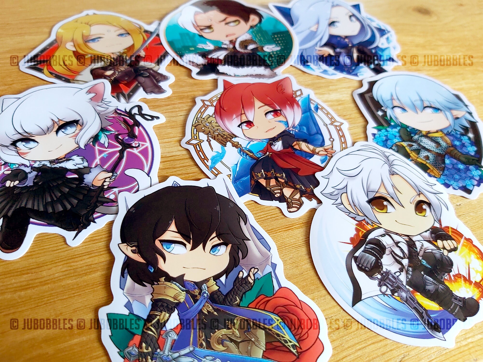 Waterproof Final Fantasy XIV Vinyl Stickers FFXIV Aymeric - Etsy Sweden