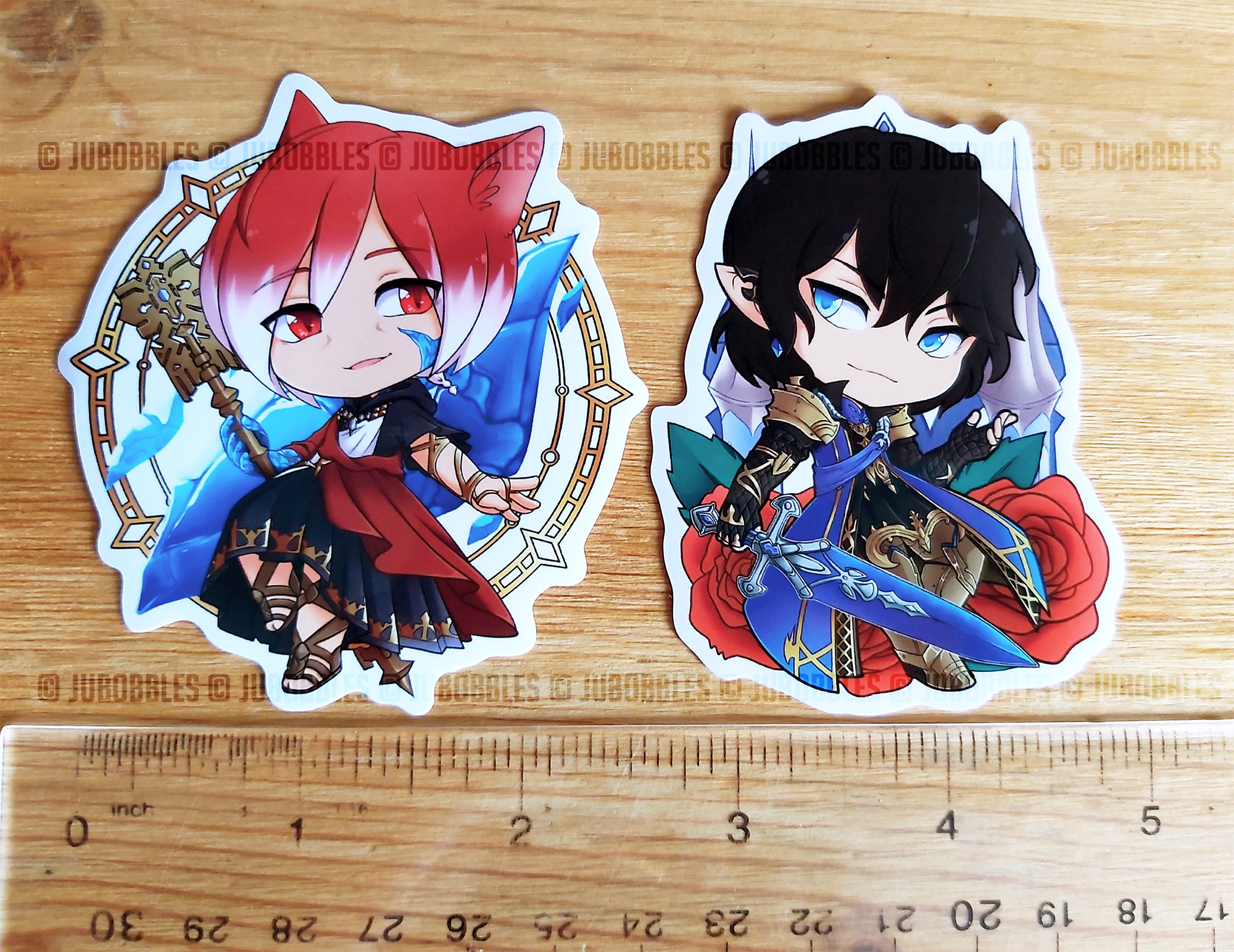 Waterproof Final Fantasy XIV Vinyl Stickers FFXIV Aymeric - Etsy
