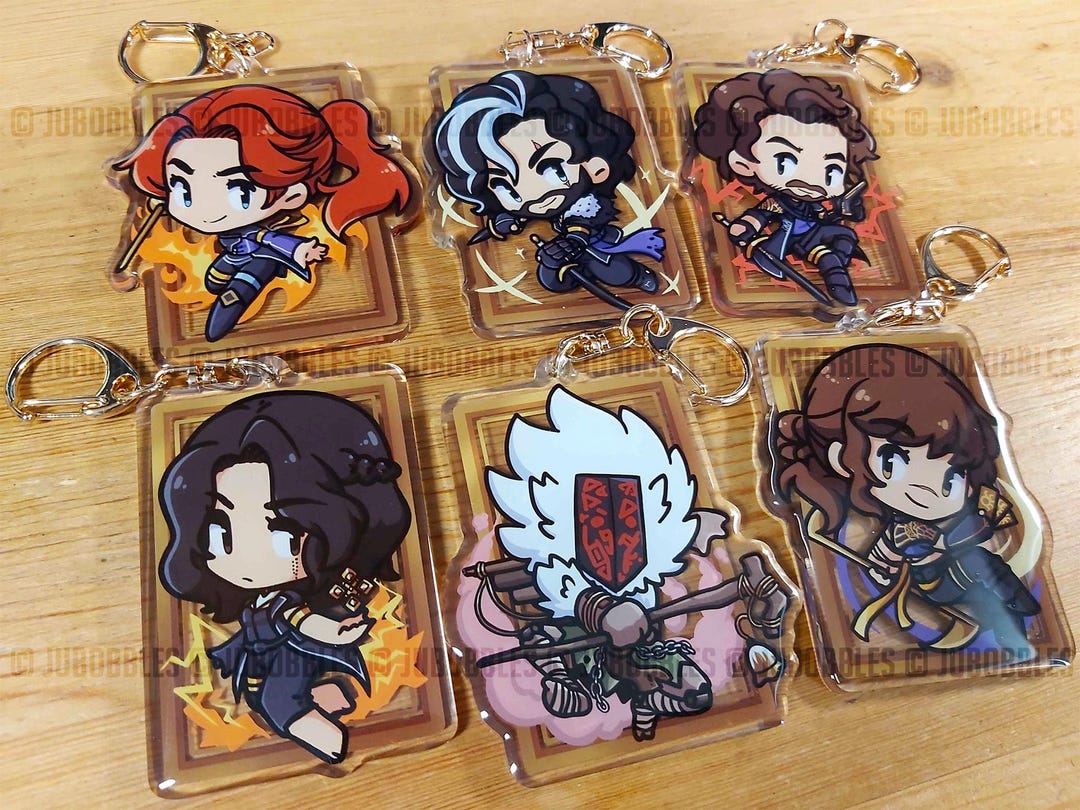 Expedition 33 Acrylic Charms || Verso Maelle Lune Sciel Monoco Gustave ...