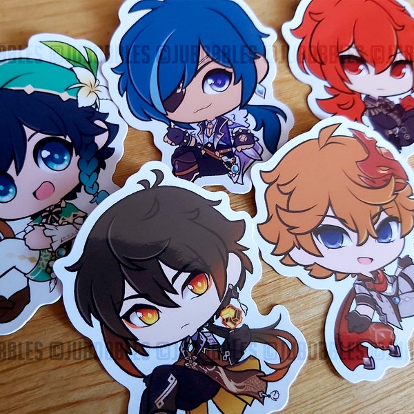 Chibi Genshin Diluc - Etsy