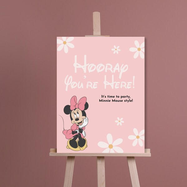 Minnie Mouse Party Signs - Etsy