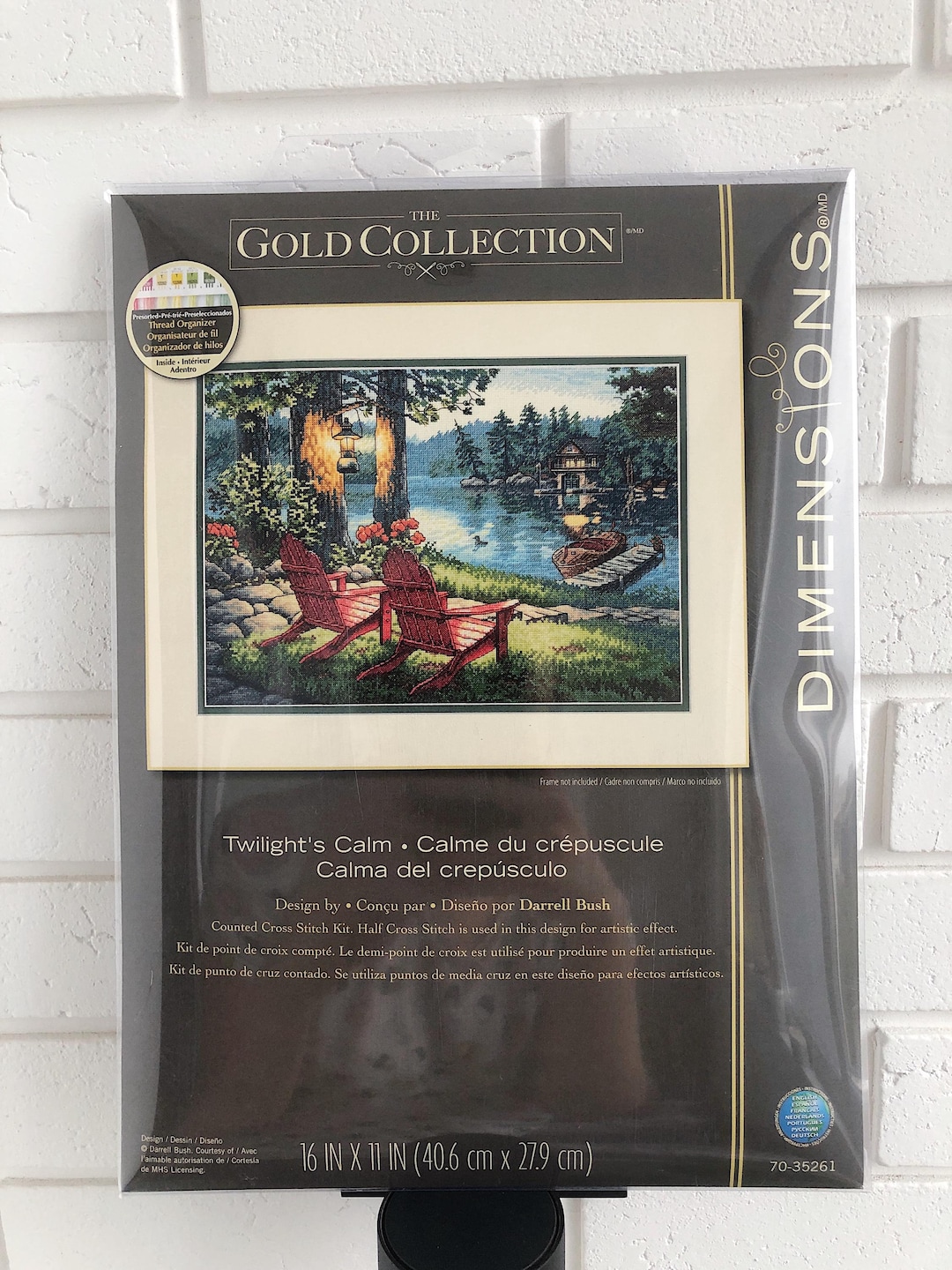 Twilight's Calm Dimensions Gold Collection Counted Cross Stitch Kit 70 ...