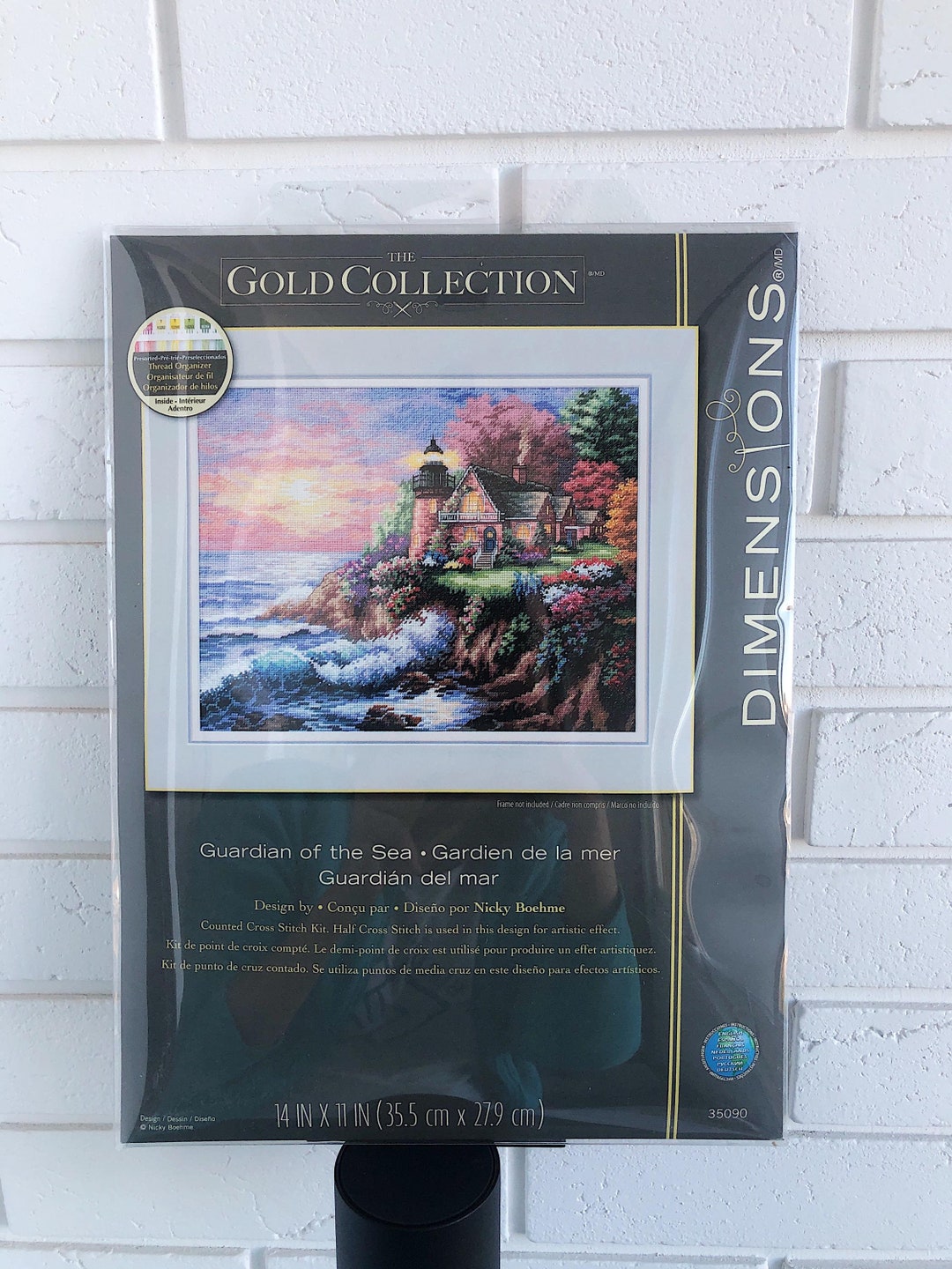 Guardian of the Sea Dimensions Gold Collection Lighthouse Counted Cross ...