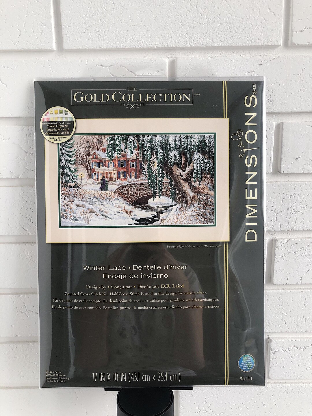 Winter Lace Dimensions Gold Collection Counted Cross Stitch Kit 35111 ...