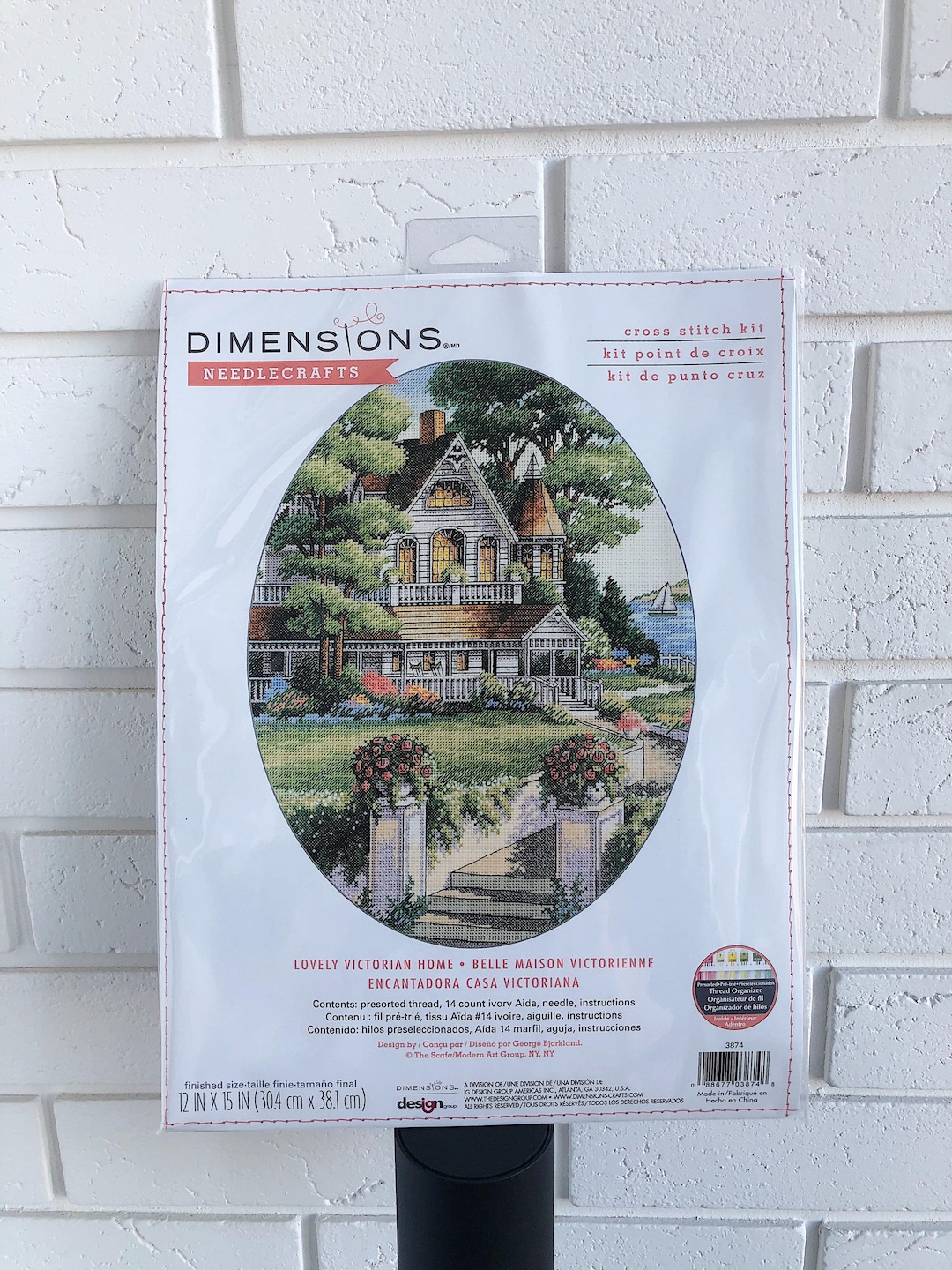 Lovely Victorian Home Dimensions Counted Cross Stitch Kit 3874 Cottage ...