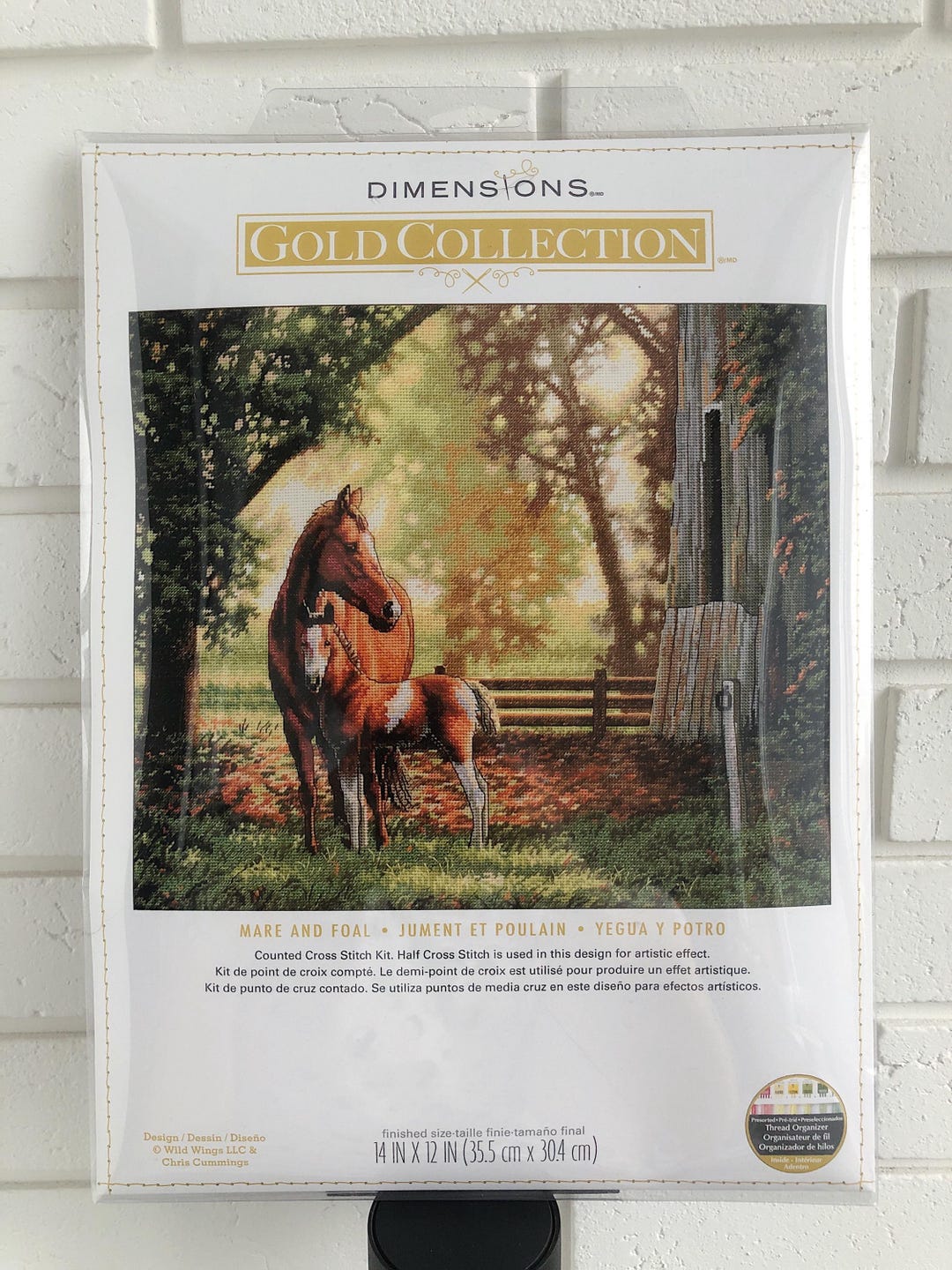 Mare and Foal Dimensions Gold Collection Counted Cross Stitch Kit 35260 ...