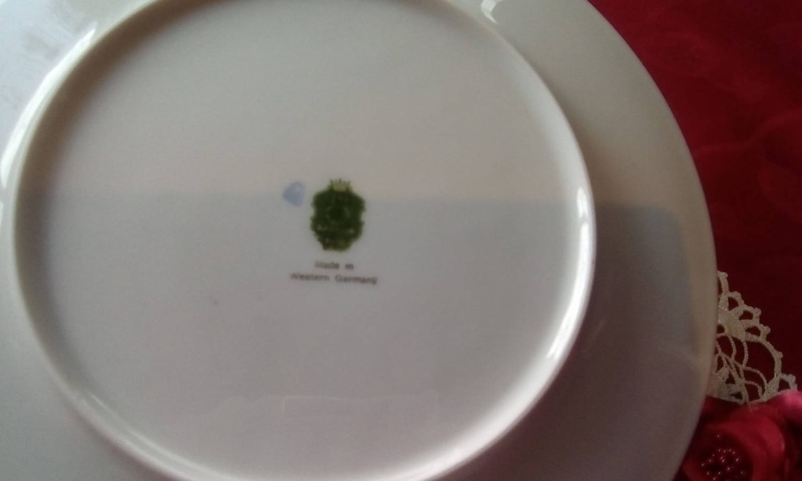 Bavaria Western Germany Plate Vintage Hand Painted Plate With | Etsy