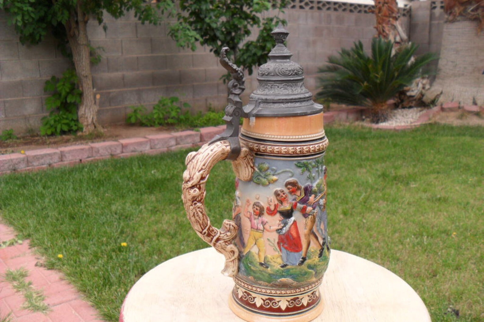 King Gambrinus German Beer Stein, Wester Germany Beer Stein, Vintage ...