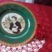 Vintage Western Germany Plate, Collector Plate, Green Plate With Hand ...