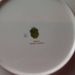 Vintage Western Germany Plate, Collector Plate, Green Plate With Hand ...