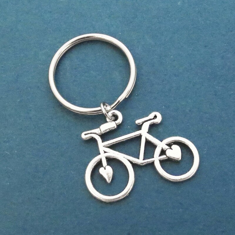 Bicycle Keychain - Etsy