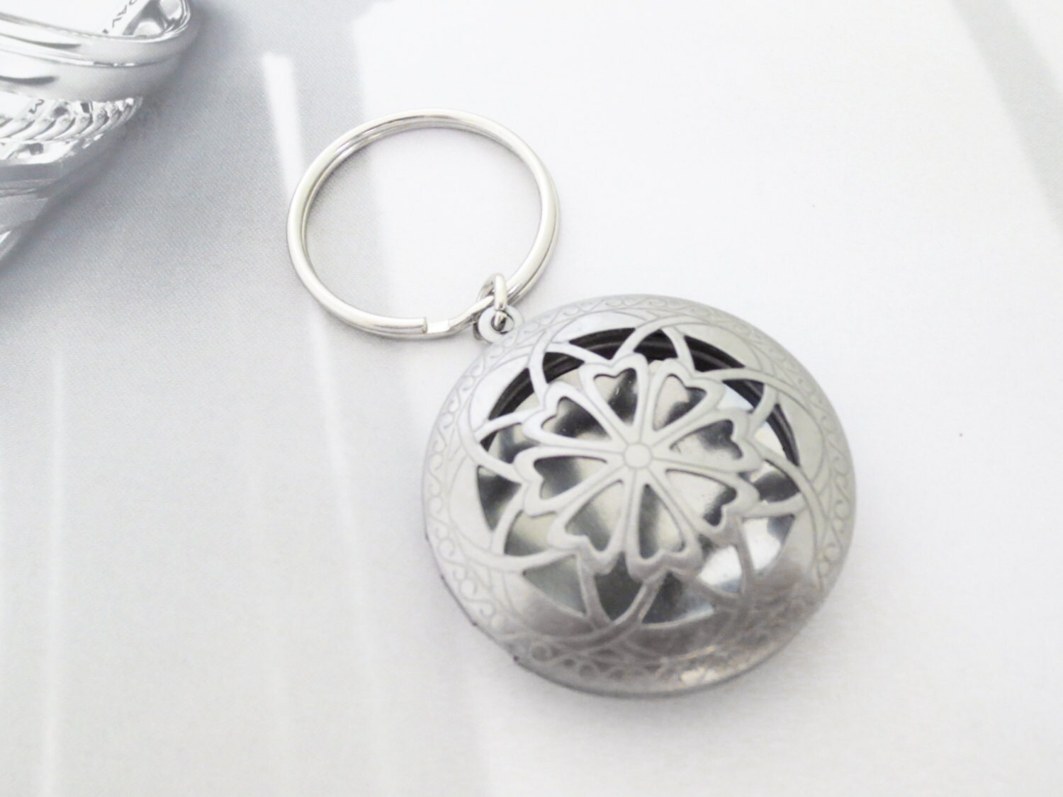 Modern Locket Photo Key Chain Locket Key Ring Birthday - Etsy Canada