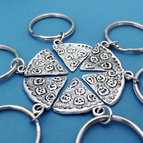 Pizza Keychain - Etsy
