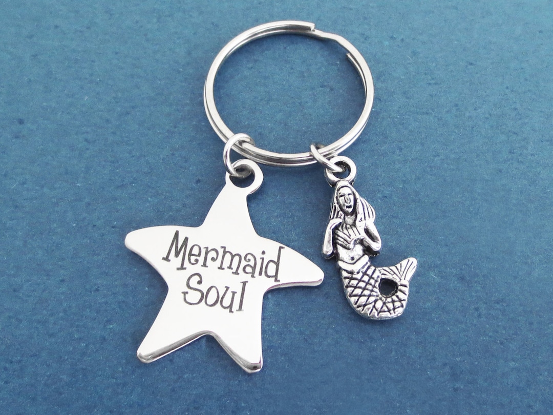 Mermaid Soul, Ariel Voice, Starfish, Keychain, Ariel, Keyring, the ...