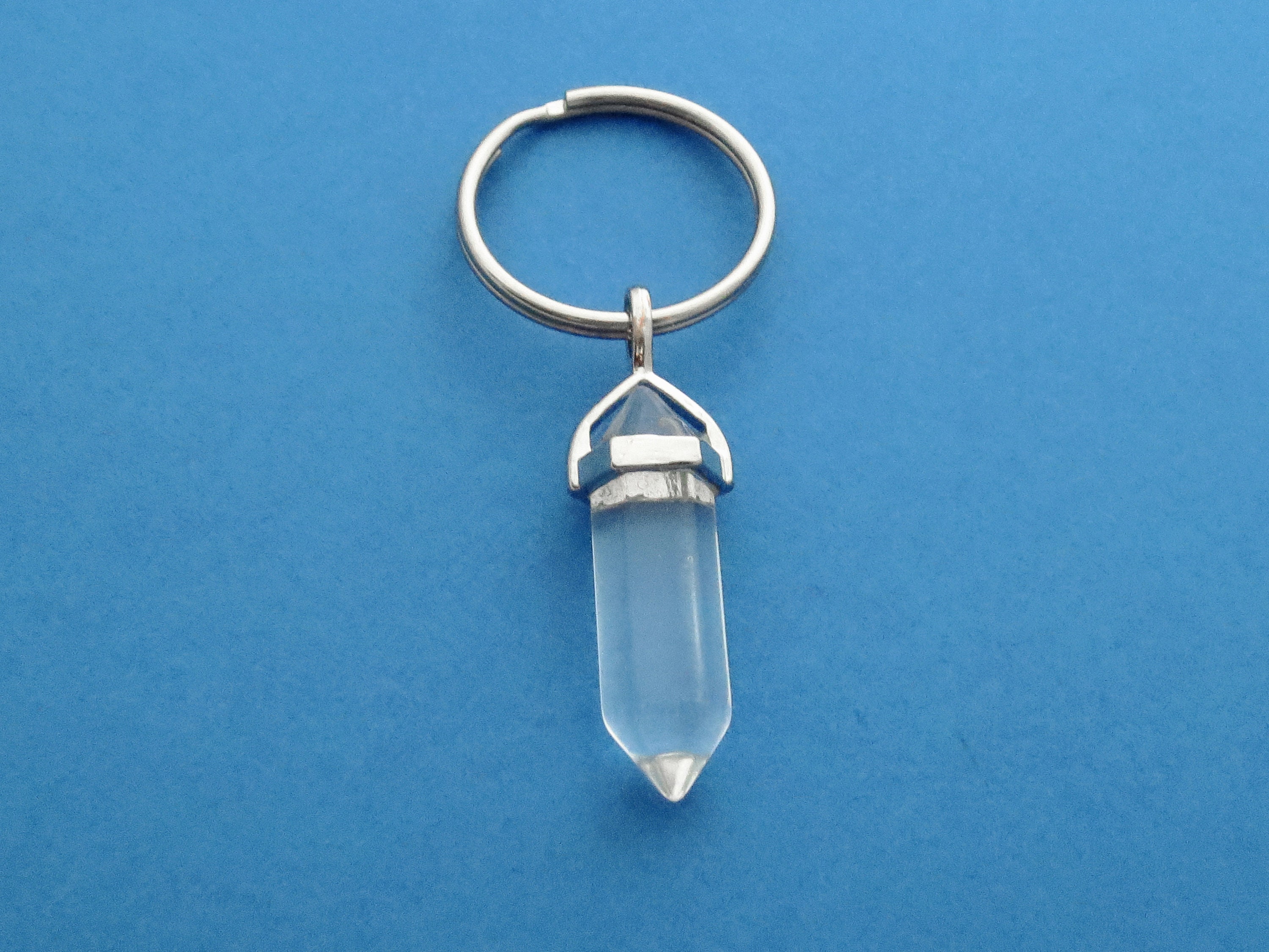 Crystal Clear Crystal Key Ring Keychain Birthday Best | Etsy