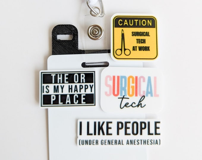 Badge Topper / CHARM COLLECTION - Surgical OR - Charm Only - Etsy