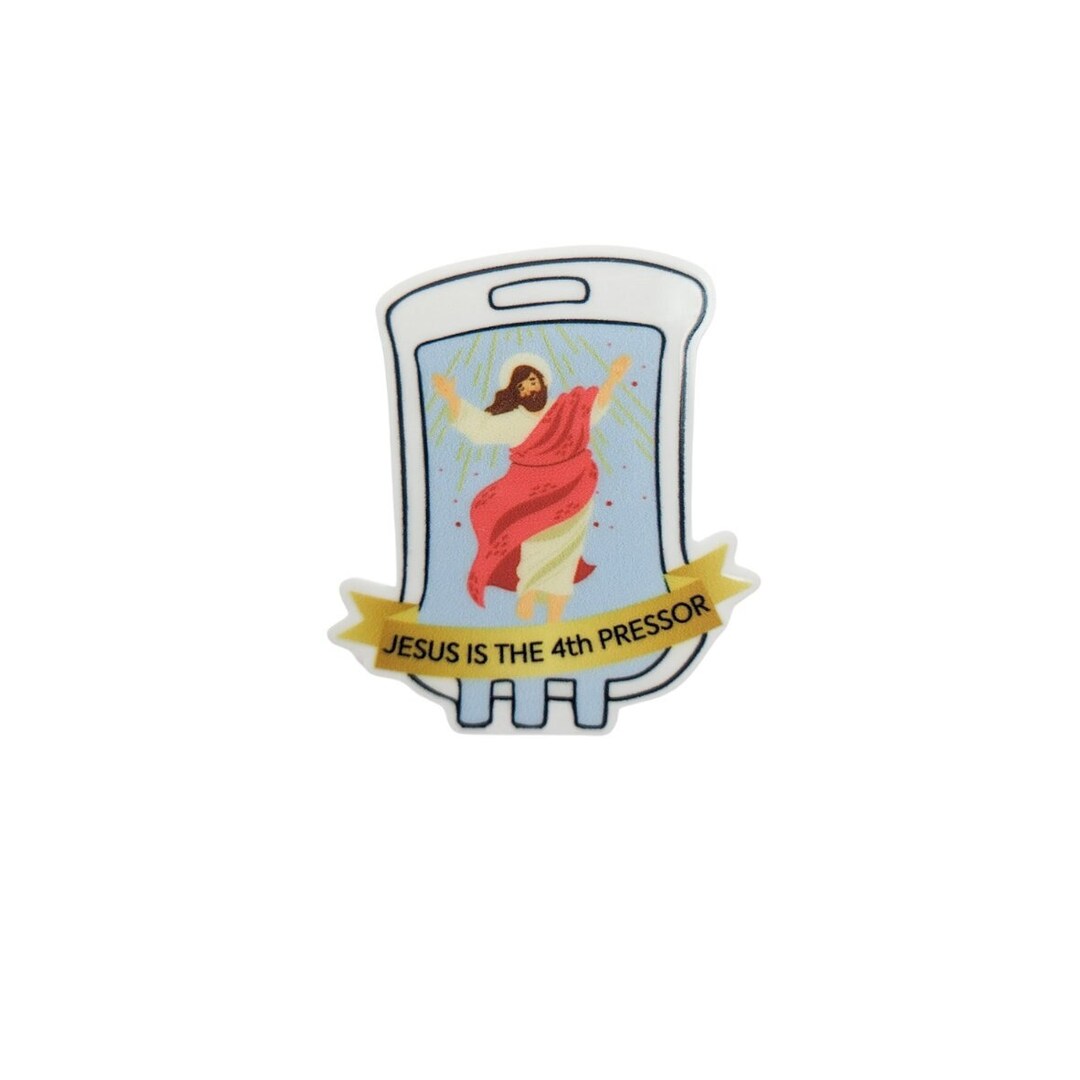 Jesus is the 4th Pressor / PLASTIC Add on / 9B44 - Etsy