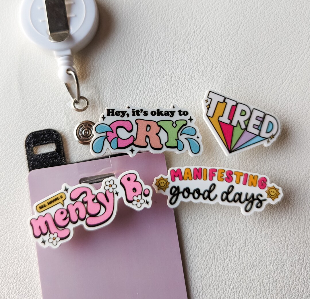 Badge Topper / CHARM COLLECTION - Mental Health - Charm Only - Etsy