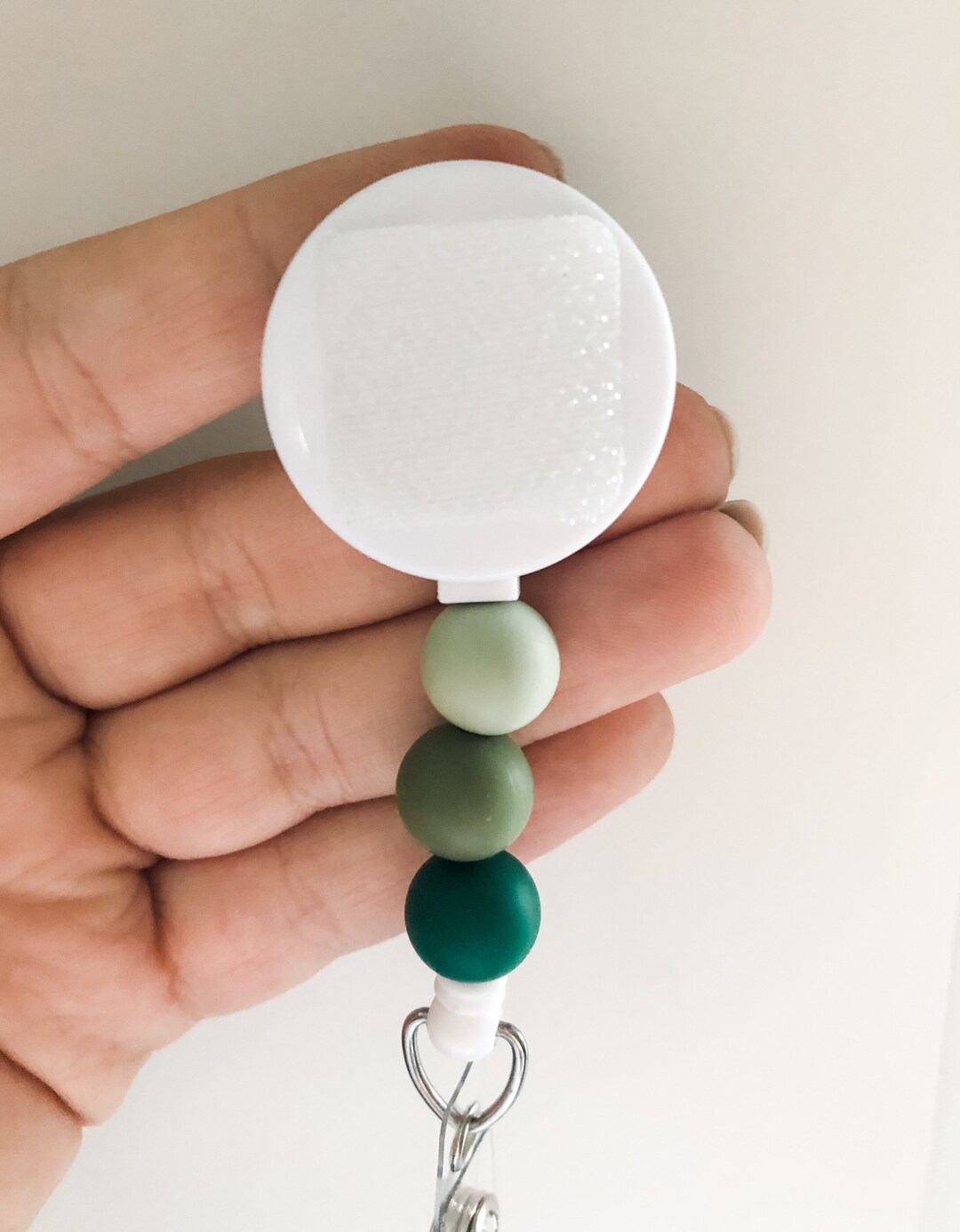 Decorative GREEN Interchangeable Badge Reel - Etsy