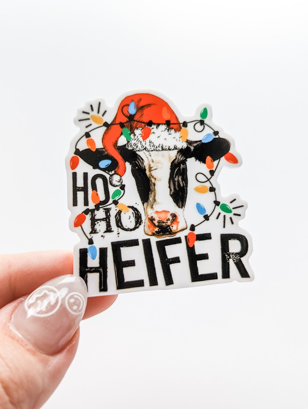Ho Ho Heifer / Christmas / PLASTIC Add on / 10C48 - Etsy