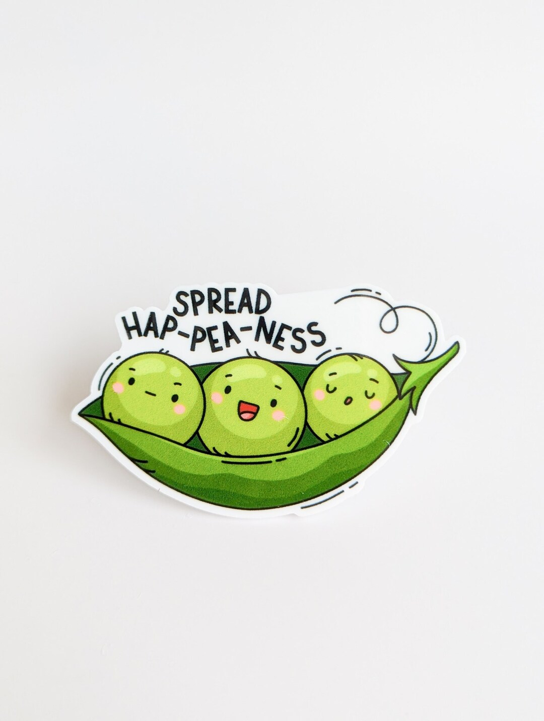 Spread Happiness Pun / PLASTIC Add On - Etsy
