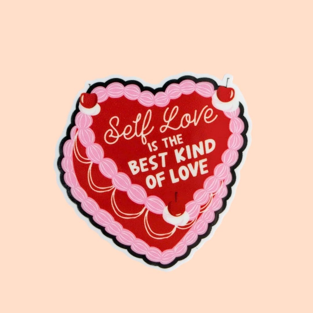 Self Love / Valentines Day / PLASTIC Add On - Etsy