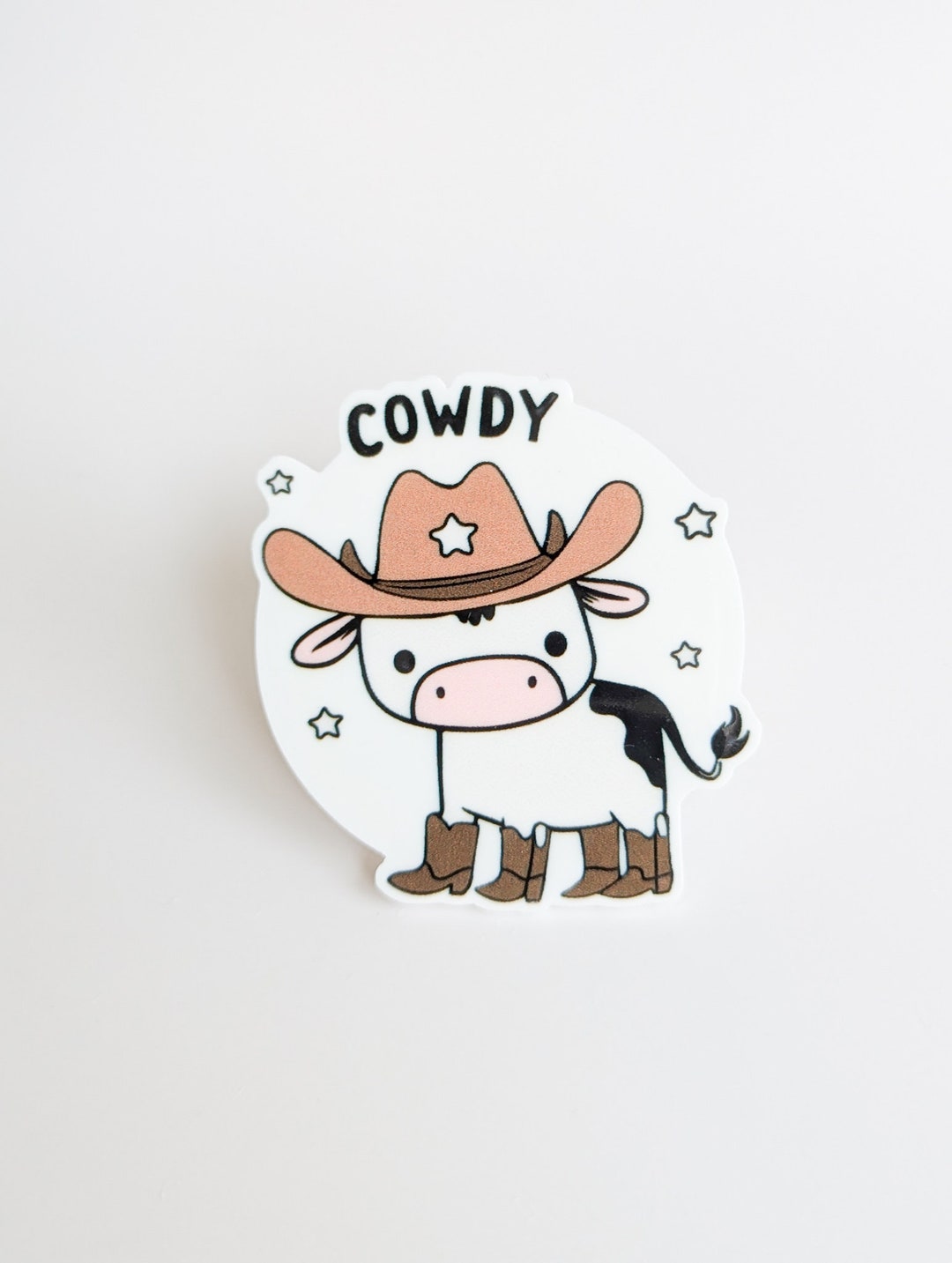 Howdy Cow / PLASTIC Add On - Etsy