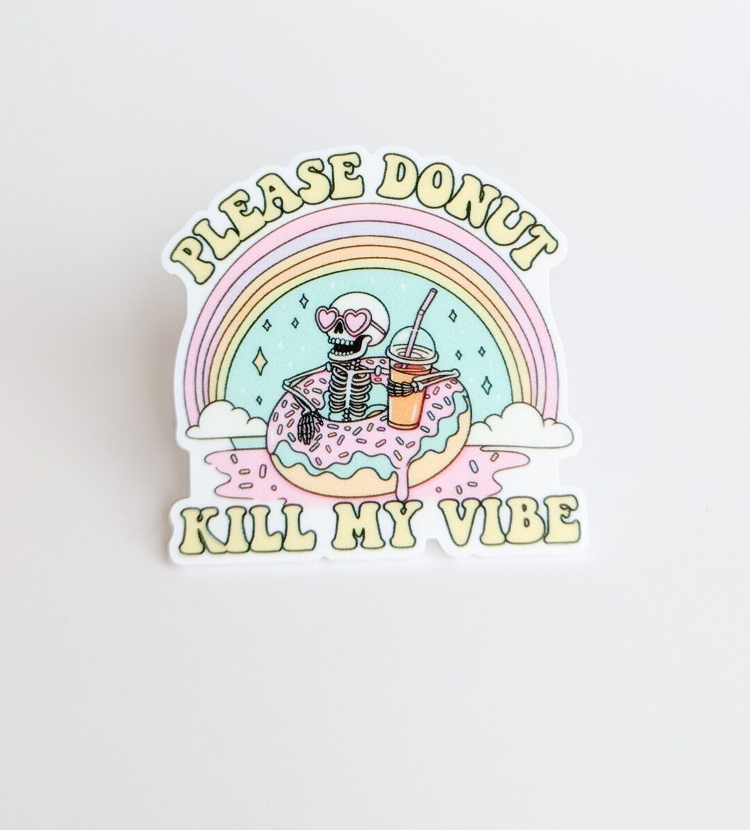 Don't Kill My Vibe / Skeleton / PLASTIC Add On - Etsy