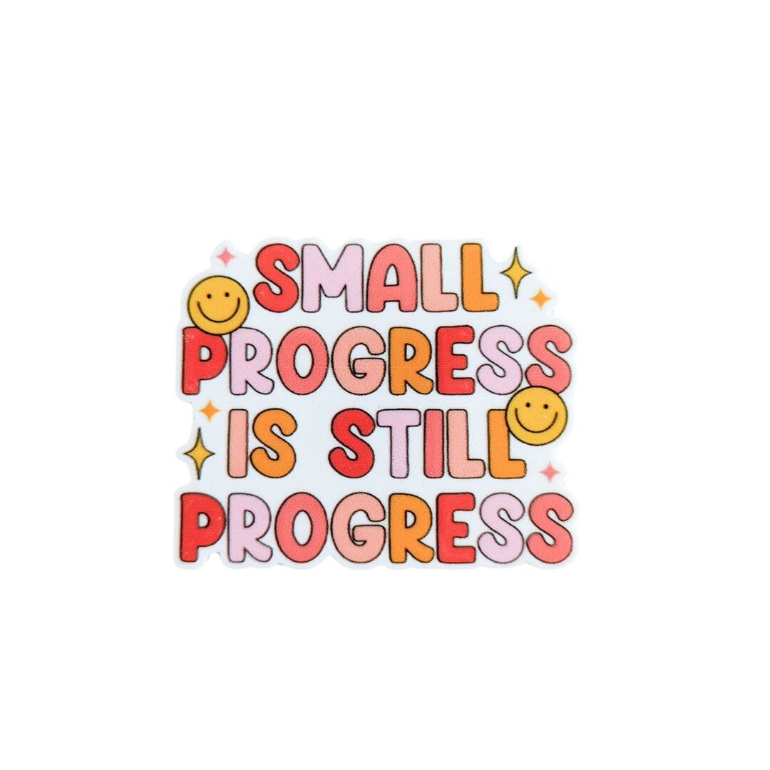 Small Progress is Still Progress / PLASTIC Add on / 8C3 - Etsy