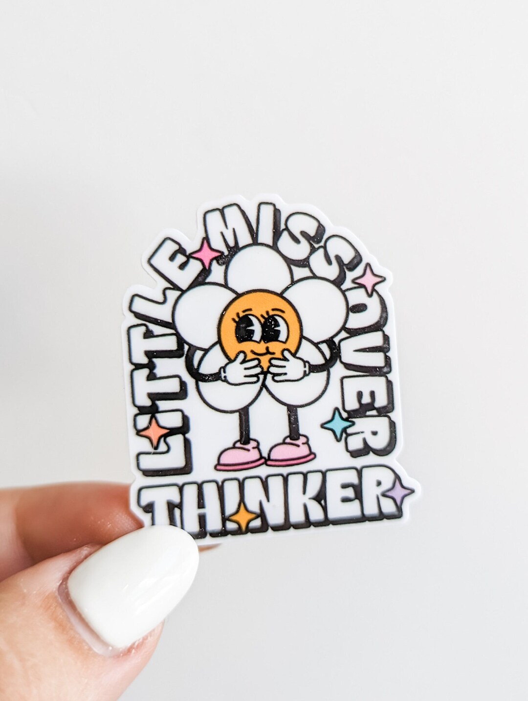Little Miss Over Thinker / Mental Health / PLASTIC Add on / 14A1 - Etsy