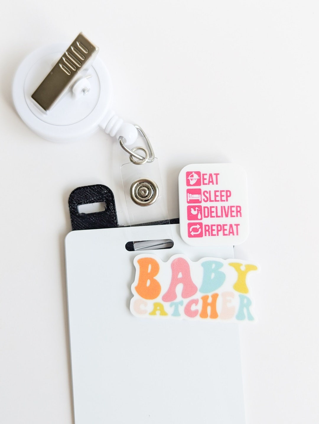 Badge Topper / CHARM COLLECTION - Labor Delivery - Charm Only - Etsy