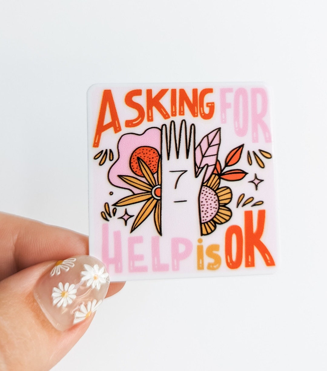 Asking for Help is Okay / Mental Health / PLASTIC Add on / 11A48 - Etsy