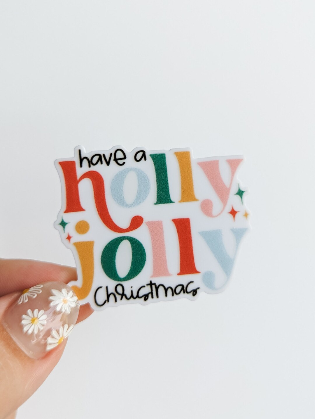 Have a Holly Jolly Christmas / PLASTIC Add on / 11A10 - Etsy