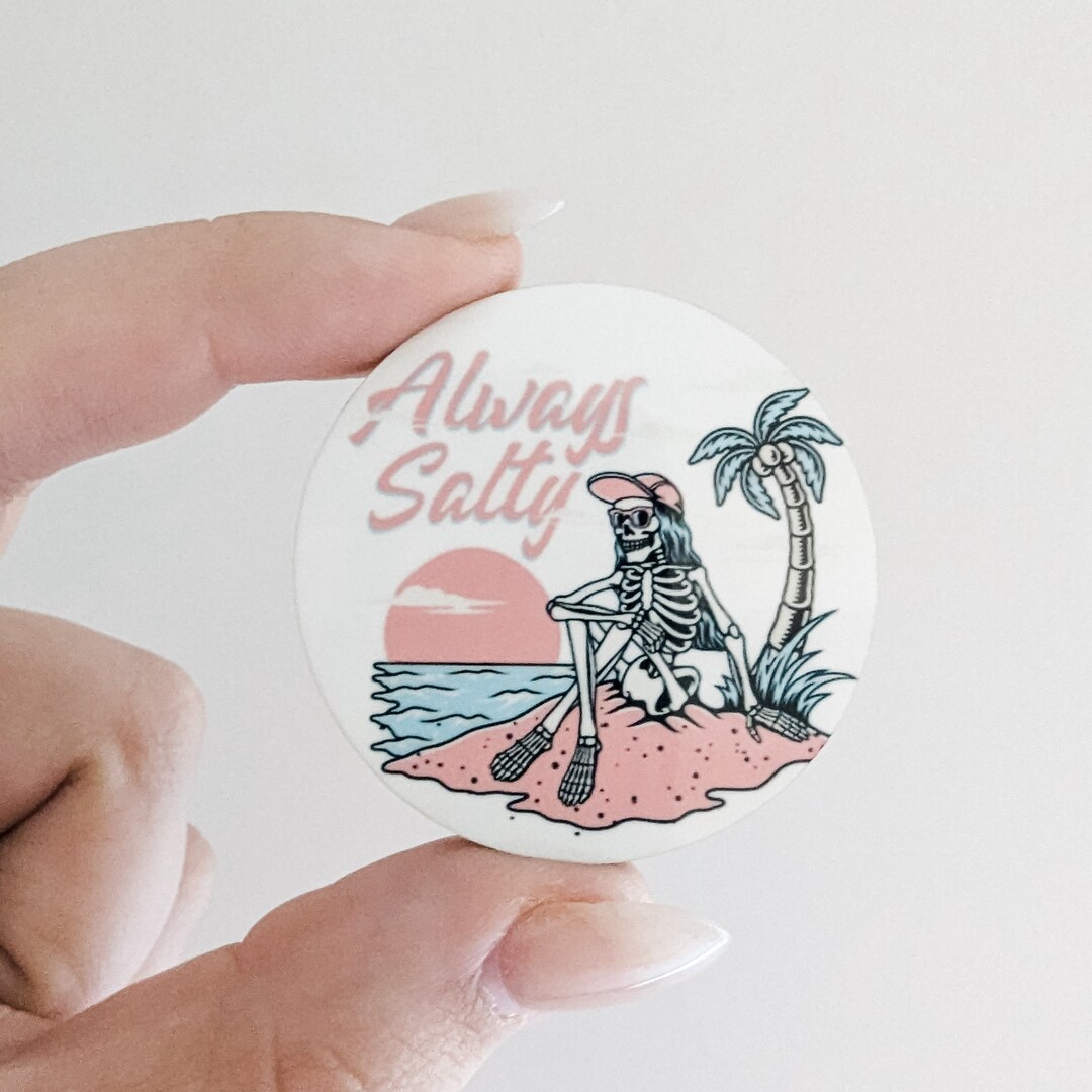 Always Salty Skeleton / Hardboard Add on / 2A27 - Etsy
