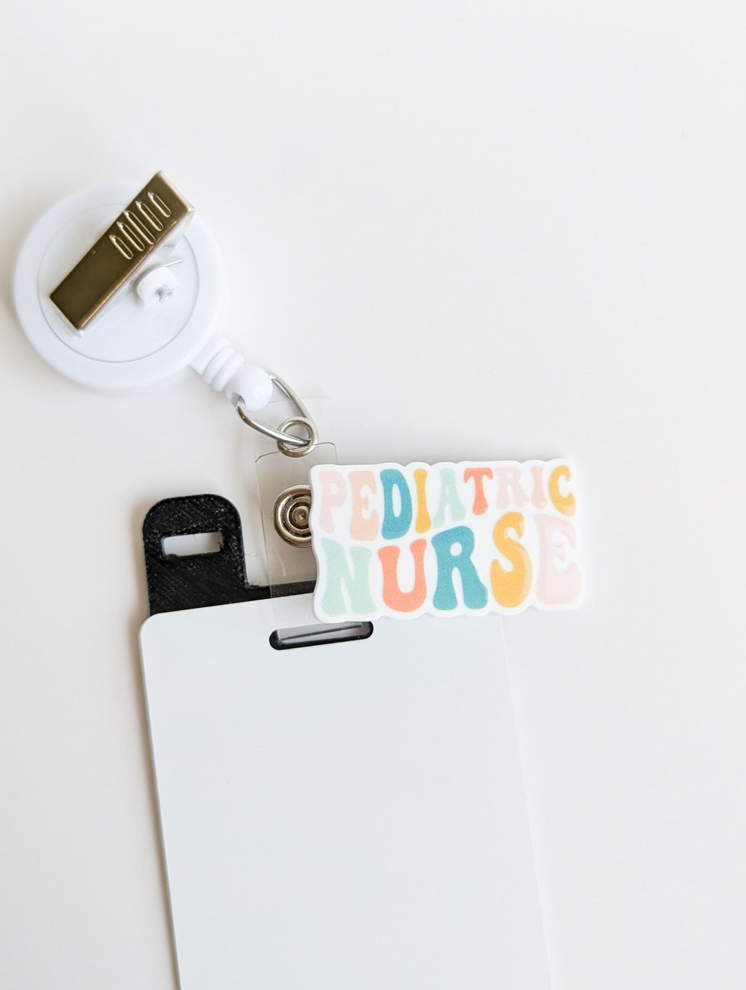 Badge Topper / CHARM COLLECTION - Pediatric Nurse - Charm Only - Etsy