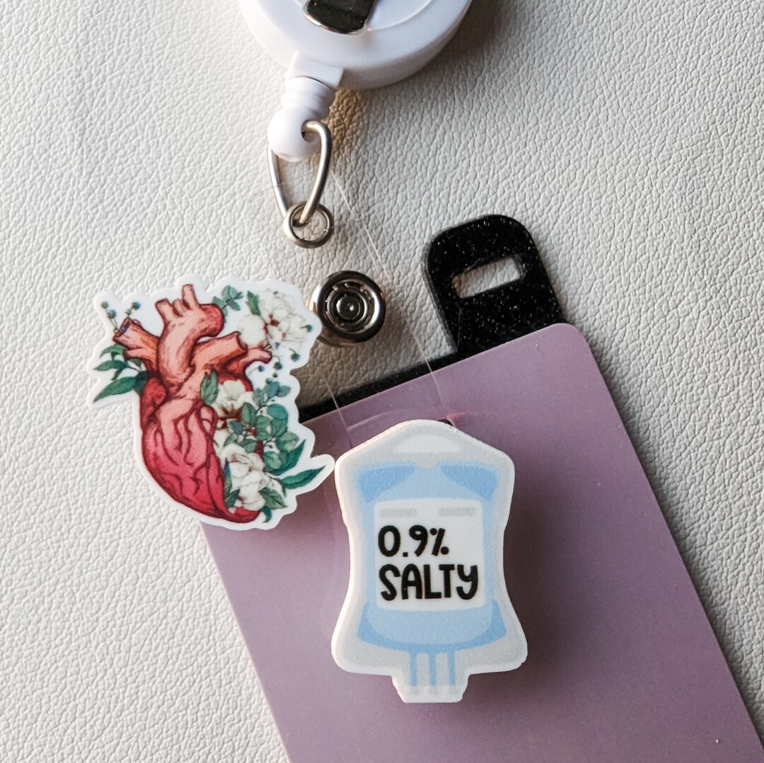 Badge Topper / CHARM COLLECTION - Cardiac Medical - Charm Only - Etsy