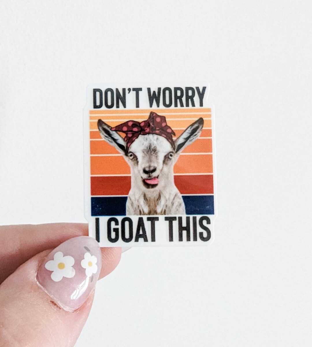 Don't Worry I GOAT This / PLASTIC Add on / 14C18 - Etsy