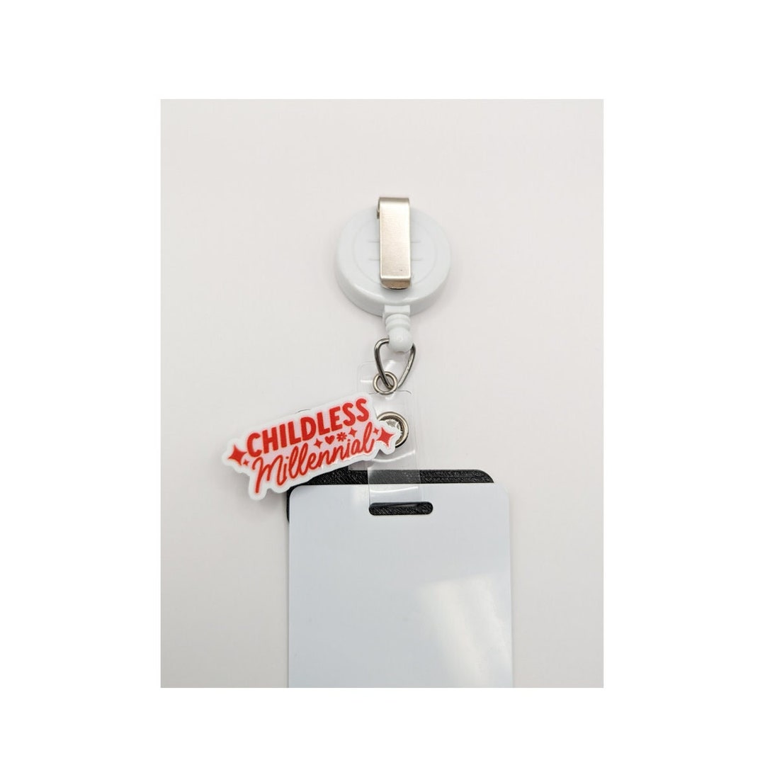 Childless Millennial Badge Topper / CHARM COLLECTION - Charm Only - Etsy