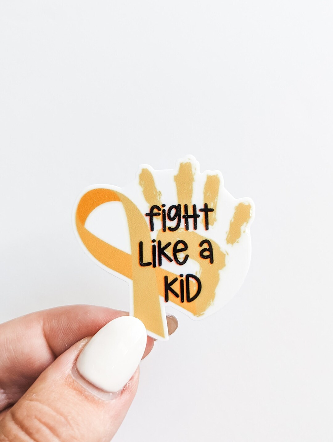 Fight Like a Kid / Childhood Cancer Gold / PLASTIC Add on / 14B23 - Etsy