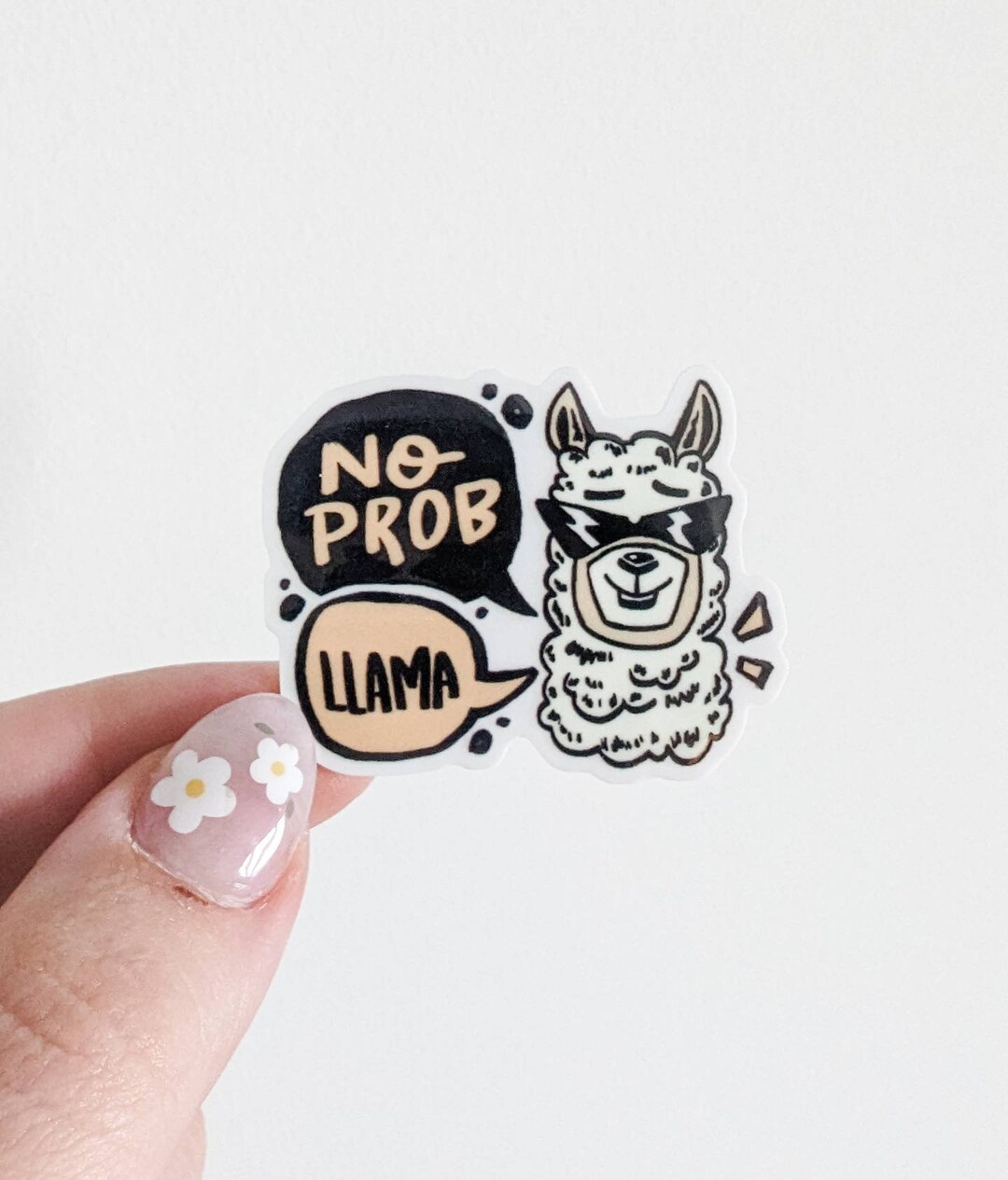 No Prob Llama / PLASTIC Add on / 14C19 - Etsy