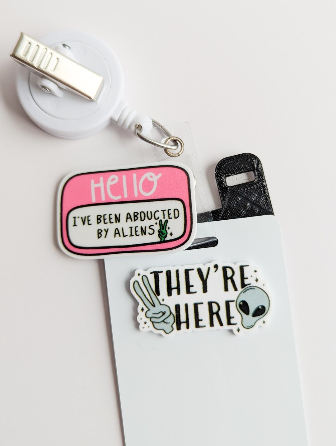 Badge Topper / CHARM COLLECTION - Aliens - Charm Only / 3C21 - Etsy