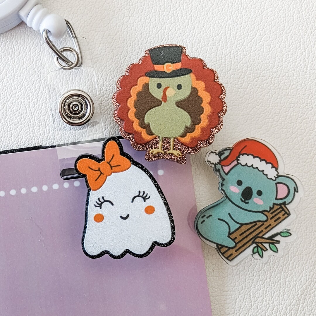 Badge Topper / CHARM COLLECTION - HOLIDAY Set - Charm Only - Etsy
