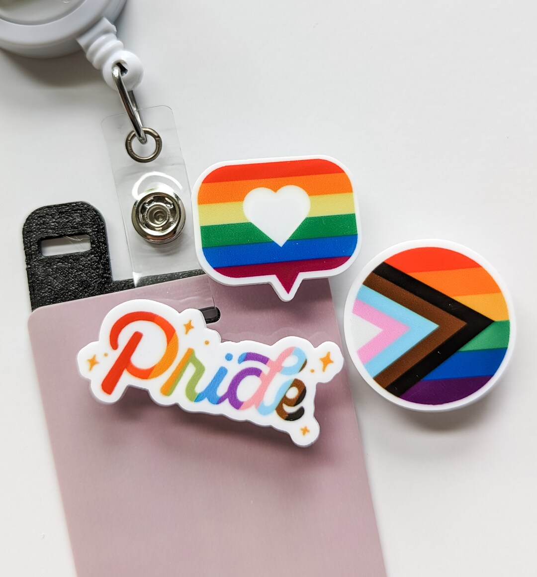 Badge Topper / CHARM COLLECTION - Pride - Charm Only / 1C5 - Etsy