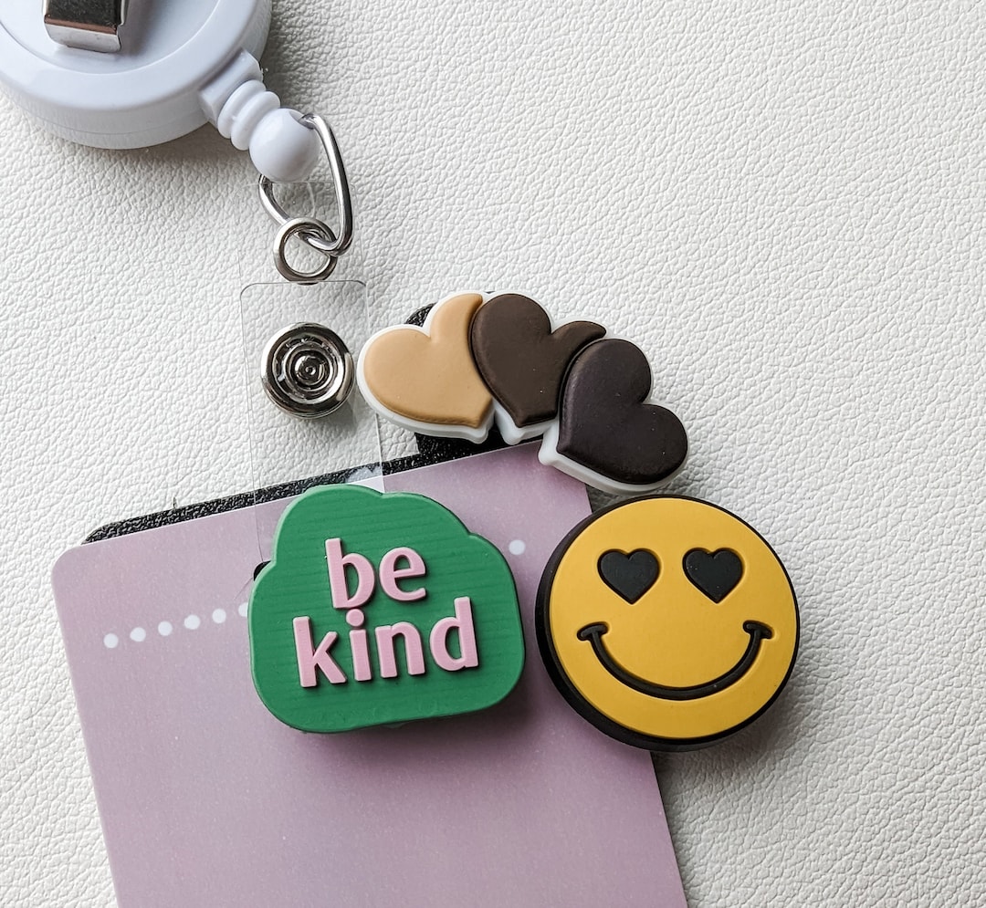 Badge Topper / CHARM COLLECTION - Be Kind - Charm Only - Etsy
